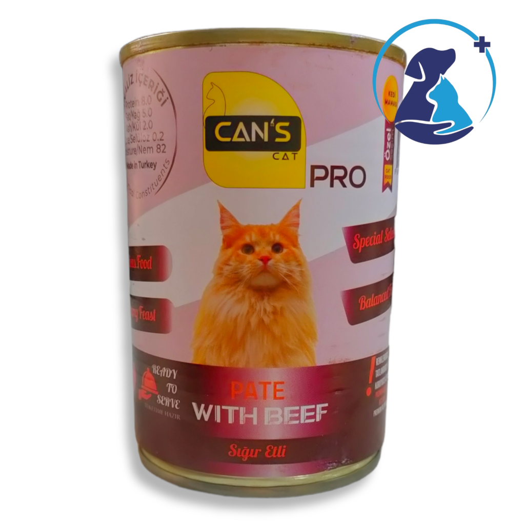 Cans Pro Cat Wet Food Beef 400g - Friends For Life